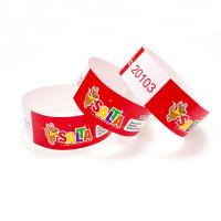 China Factory Cheap Adjustable Tyvek Event Wristbands Activity Barcode Events Variety Of Colors Paper Event Admission Bracelet for sale