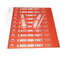 China Tyvek Dupont Paper Wristband Activity Barcode Events Paper Event Admission Bracelet for sale