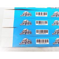 China Tyvek Dupont Paper Wristband Activity Barcode Events Paper Event Admission Bracelet for sale