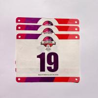 China Custom Competition Player Identification Bib Numbers For Kids And Adults Tyvek Paper Race Biking Marathon Number Bibs for sale