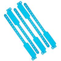 China Custom Disposable Wristband Plastic Vinyl PVC Neon Fluorescent Color Waterproof Event Party Gift Wristband for sale