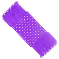 China Custom Disposable Wristband Plastic Vinyl PVC Neon Fluorescent Color Waterproof Event Party Gift Wristband for sale