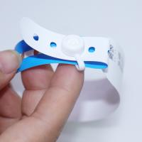 China Wholesale Disposable Hospital Wristbands Identification Inkjet Printed Thermo-Sensitive Patient Paper Wristband for sale