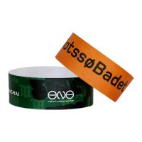 China Factory Sweat Resistant Tyvek Dupont Event Wristbands Barcode Events Variety Of Colors Paper Event Bracelet for sale