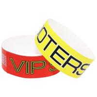 China Factory Tyvek Dupont Paper Wristband With Qr Barcode Paper Business Event Admission Bracelet Wristband for sale