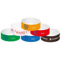 China Factory Sweat Resistant Tyvek Dupont Event Wristbands Barcode Events Variety Of Colors Tyvek Paper Event Bracelet for sale