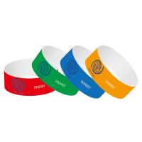 China Factory Sweat Resistant Tyvek Dupont Event Wristbands Barcode Events Variety Of Colors Tyvek Paper Event Bracelet for sale