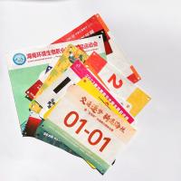 China Custom Bib Numbers Tyvek Paper For Race Biking Competition Marathon Identification Number Bibs for sale