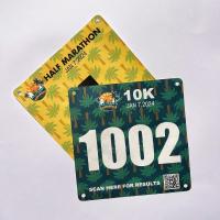 China Custom Bib Numbers Tyvek Paper For Race Biking Competition Marathon Identification Number Bibs for sale