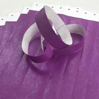 China Water Resistant Tyvek Dupont Wristbands For Events Barcode Variety Of Colors Paper Event Bracelets for sale