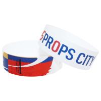 China Cheap Tyvek Event Wristbands Scan The Barcode Multi Colors Paper Event Bracelets Wristbands for sale