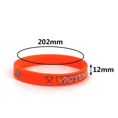 China Custom Event Souvenir Silicone Wristbands Ball Games Star Promotion Multi Color Night Glow Luminous Silicone Band for sale