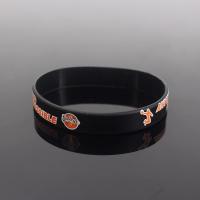 China Custom Event Souvenir Silicone Wristbands Ball Games Star Promotion Multi Color Night Glow Luminous Silicone Band for sale
