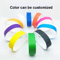 China Barcode Waterproof Tyvek Dupont Paper Wristband for Swimming Pool Events for sale