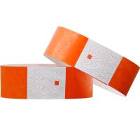 China Swimming Pool Waterproof Paper Wristband with Barcode and Full Color Printing for sale
