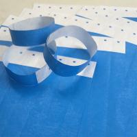 China Swimming Pool Waterproof Paper Wristband with Barcode and Full Color Printing for sale