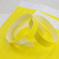China Bar Coding Dupont Tyvek Paper Wristbands for Swimming Pool Activities for sale