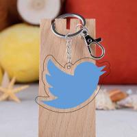 China Factory Custom Souvenir Acrylic Key Chain Creative Logo Software Application Event Promotional Gift Charms Keychain for sale