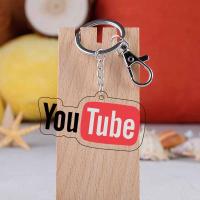 China Factory Custom Souvenir Acrylic Key Chain Creative Logo Software Application Event Promotional Gift Charms Keychain for sale