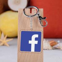 China Factory Custom Souvenir Acrylic Key Chain Creative Logo Software Application Event Promotional Gift Charms Keychain for sale