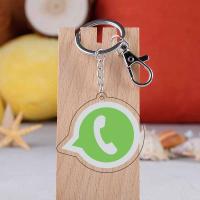 China Factory Custom Souvenir Acrylic Key Chain Creative Logo Software Application Event Promotional Gift Charms Keychain for sale