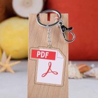 China Factory Custom Souvenir Acrylic Key Chain Creative Logo Software Application Event Promotional Gift Charms Keychain for sale