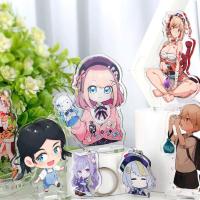 China Transparent Acrylic Keychain With Metal Ring Cute Animation Cartoon Character Printed for sale