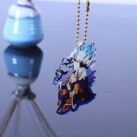 China Manufacturer Cartoon Pattern Printed Acrylic Keychains Caricatur Cartoon Character Cute Charm Acrylic Keychains for sale