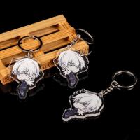 China Manufacturer Custom Cartoon Pattern Printed Acrylic Keychain Cute Caricatur Cartoon Character Charm Acrylic Key Chains for sale