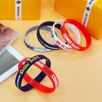 China Customized Silicone Bracelets Perfect for Soccer and Basketball Games for sale