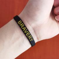 China Custom Printed Silicone Wristbands for Promotion and Gifts Length 20cm-25cm for sale