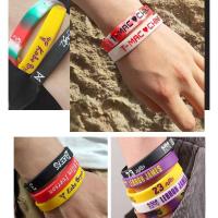 China Custom Printed Silicone Wristbands Basketball Games Star FootBall Promotion Multi Color Souvenir Silicone Bracelets for sale
