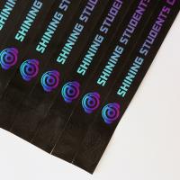 China Luxury Style Sequential Numbering Tyvek Wristbands Waterproof Full Color Printing Paper Bracelet With Custom Logo for sale
