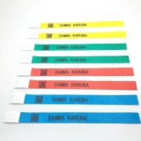 China Custom Logo Tyvek Wristbands Full Color Printing Paper Bracelet for Pool Waterproof for sale