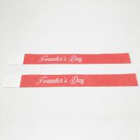 China Custom Logo Sequential Numbering Coding Tyvek Wristbands Pool Waterproof Full Color Printing tyvek Bracelet Wrist Band for sale