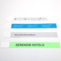 China Custom Logo Sequential Numbering Coding Tyvek Wristbands Pool Waterproof Full Color Printing tyvek Bracelet Wrist Band for sale