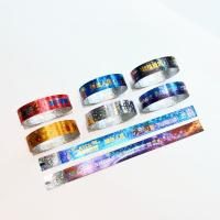 China Factory Customization Wristbands Shiny Laser Glitter Concert Music Festival Party Activity Bracelets For Adults Kids for sale