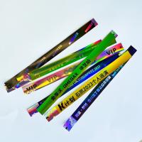 China Adjustable Plastic Glitter Laser Wristband for Event Concert Music Festival for sale