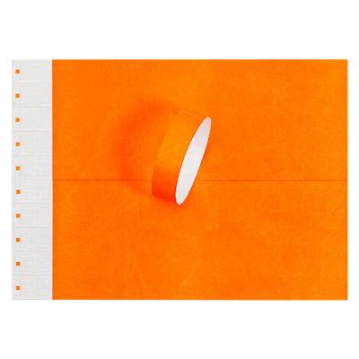 China Pool Party Admission Tyvek Bracelets with Bar Coding and Numbering for sale