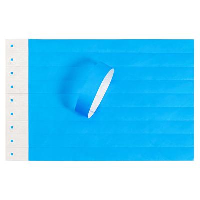 China Event Custom Tyvek Bracelets Barcode Pool Party Festival Id VIP Entry Admission Waterproof Paper Wristbands for sale
