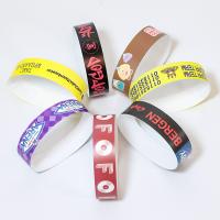 China Custom Tyvek Bracelets Numbering Barcoding Pool Party Festival Id VIP Entry Admission Waterproof Paper Wristbands for sale