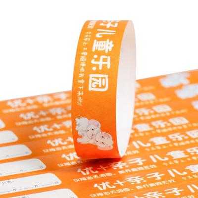 China Custom Tyvek Paper Waterproof Wristbands for Festival Event Printing for sale