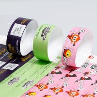 China Printable Tyvek Paper Wristbands for Festival Events Customizable and Durable for sale