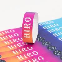 China Custom VIP Sequential Numbering Bracelets for Festival Event made of Tyvek Paper for sale