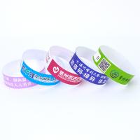 China Custom VIP Sequential Numbering Bracelets for Festival Event made of Tyvek Paper for sale