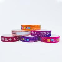 China Adjustable Custom VIP Paper Sequential Numbering Bracelets Waterproof Tyvek Paper Wristbands for Festival Event for sale