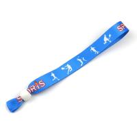 China Woven Cloth Fabric Wristbands For Concert Promotion Events Rromotional Gift for sale