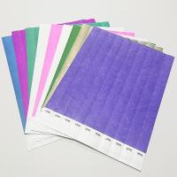 China Snap Closure Tyvek Paper Wristbands Custom Logo Printing for Event Identification and Branding for sale