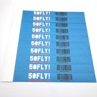 China Waterproof Custom Tyvek Paper Wristbands Full Color Printing for Event Management for sale