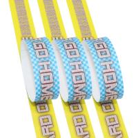 China Various Colors Full Color Print Wristband with Custom Logo Printing Neon for sale